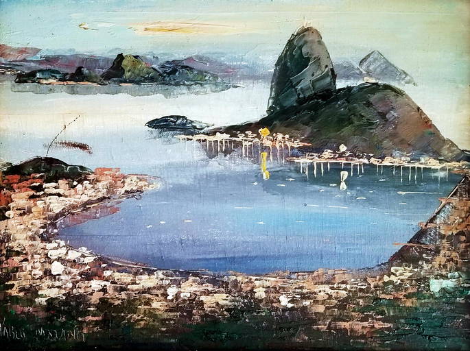 Pablo Matania: Cidade Maravilhosa 1970s Oil/Canvas - Dec 30, 2021 ...