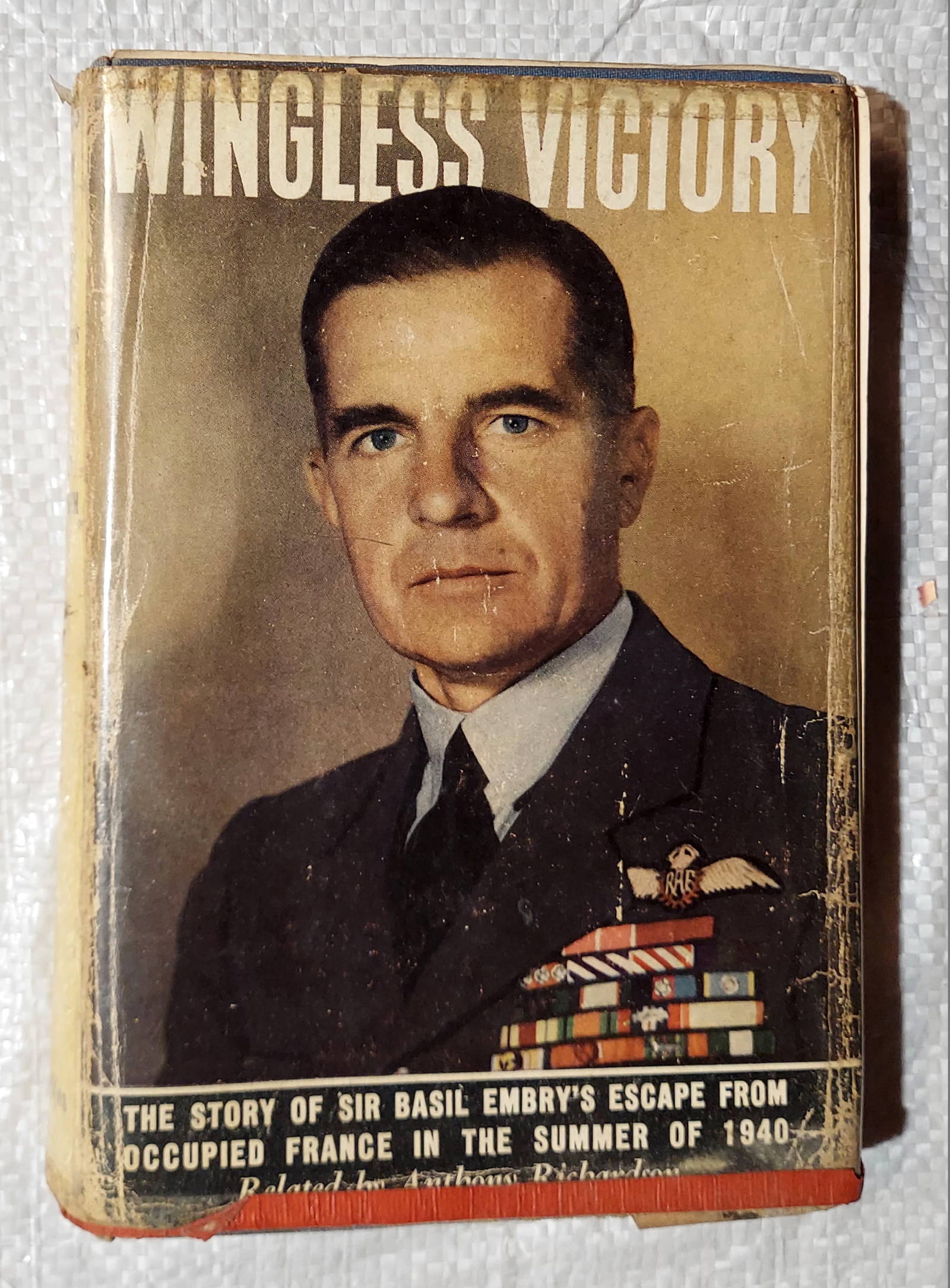 Sir Basil Embry: Wingless Victory. 1950 First Edition Auction