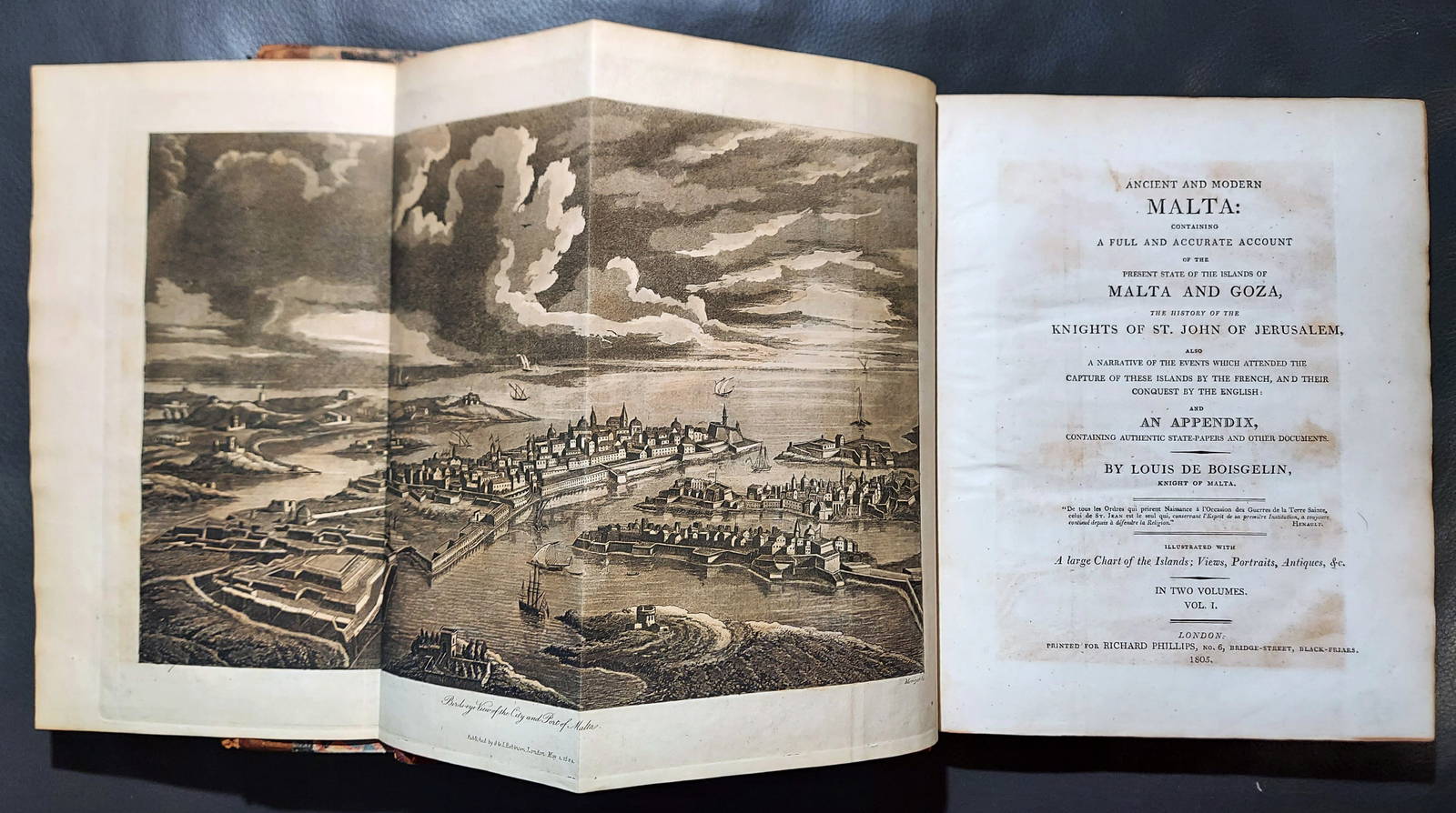 Louis De Boisgelin: Ancient And Modern Malta, 1805, London Auction