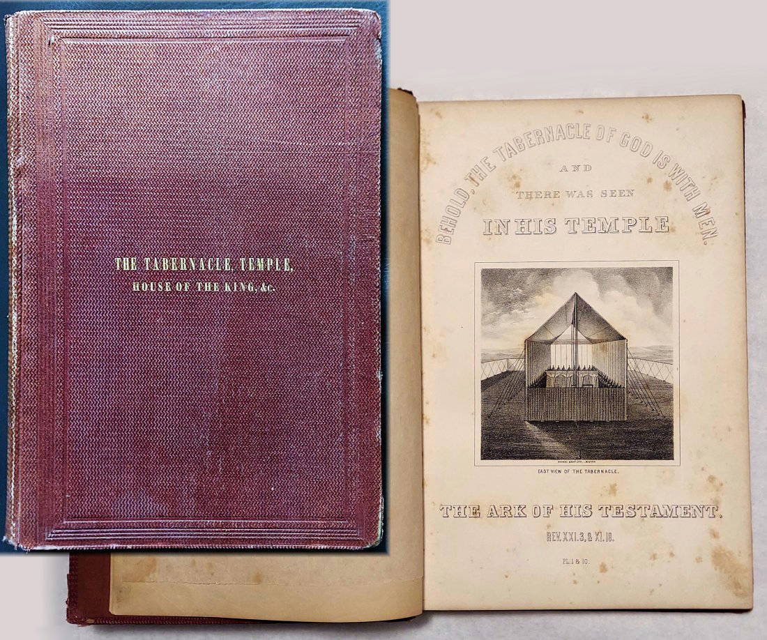 Timothy Otis Paine: Solomon's Temple, 21 Plates 1861, First Edition Auction