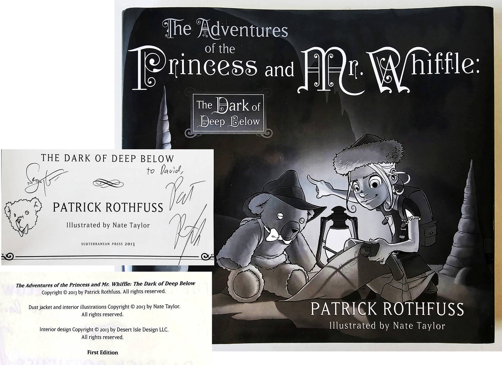Patrick Rothfuss, Signed First Edition: Princess & Mr. Whiffle 2013 Auction