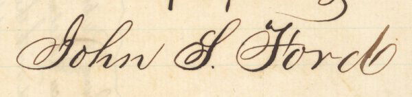 526: FORD, John Salmon ("Rip").Autograph letter signed