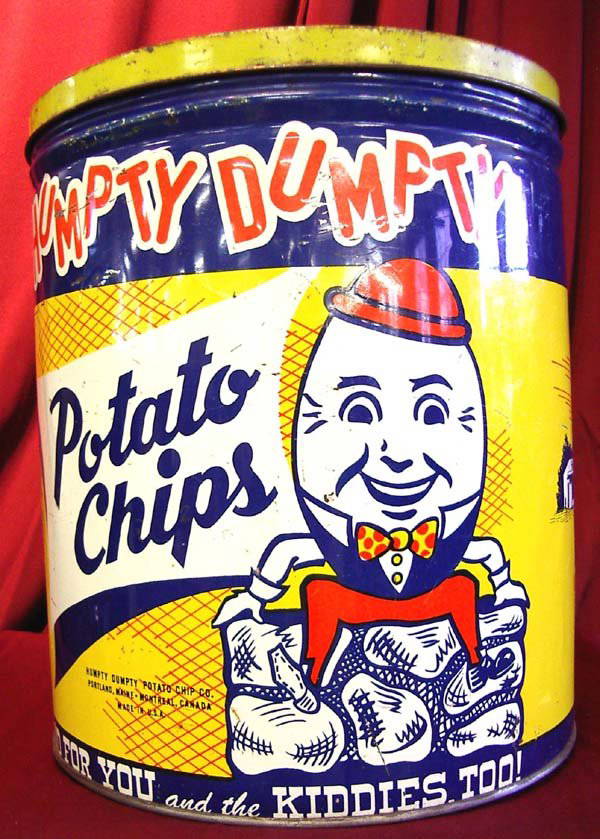 HUMPTY DUMPTY POTATO CHIPS TIN - Feb 04, 2006 | Ross Auction House Inc ...