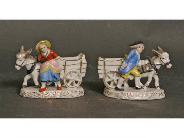 Occupied Japan Pieces Donkeys