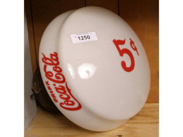 Vintage Light Fixture 14", Not Sure "coca Cola"