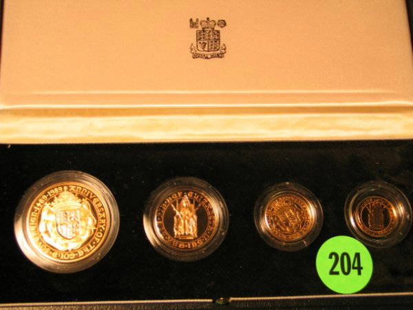 1489 1989 Gold Proof Sovereign 500th Anniversary