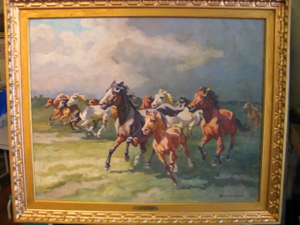 The Horses Running From The Storm