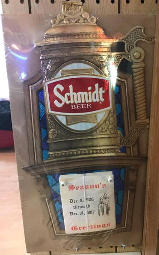 Vintage Schmidt Beer Advertising Calendar