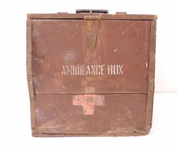 Ww1 Wood Ambulance Box