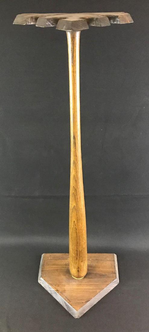 Baseball bat display stand