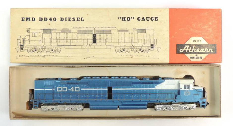 Vintage Athearns Ho Scale Emd Dd40 Diesel Locomotive