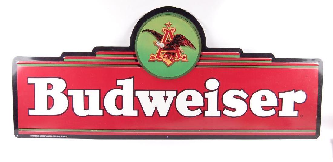 1994 Budweiser Metal Advertising Beer Sign