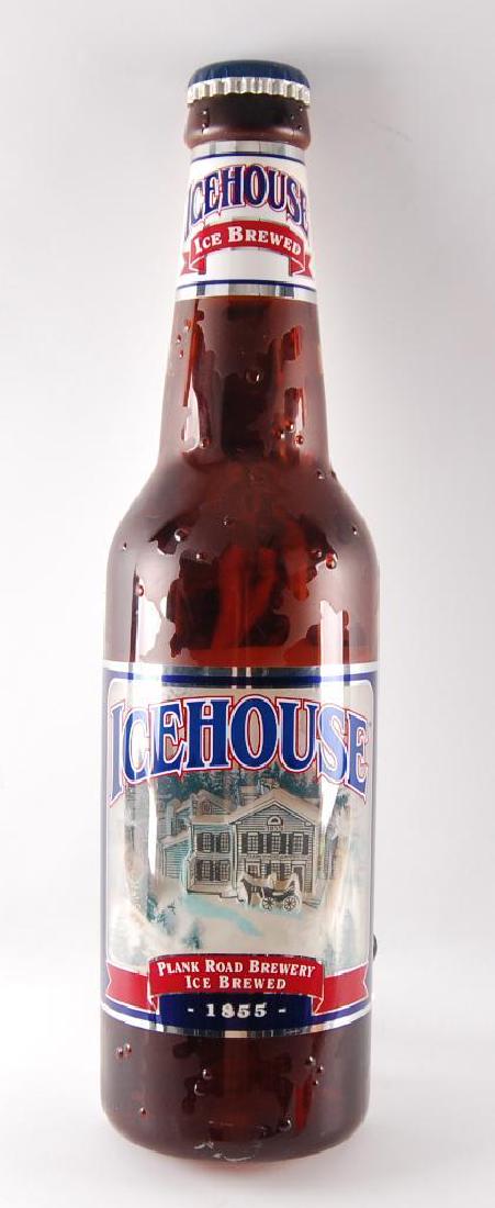 Icehouse Light Up Advertising Half Bottle Beer Sign