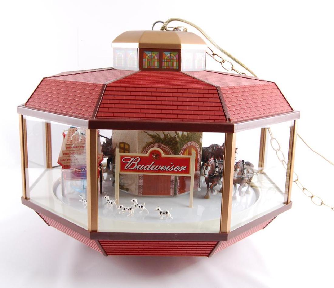 Budweiser Advertising Clydesdale Carousel Light Up