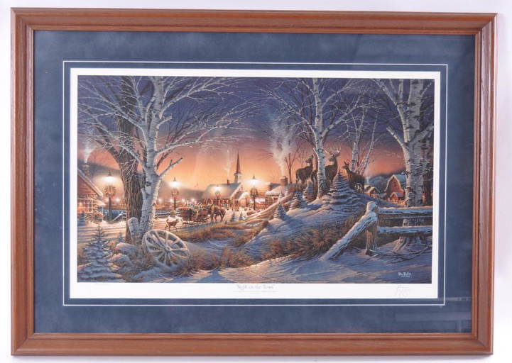 "night On The Town" Limited Edition Signed Terry Redlin