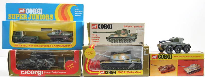 10 Corgi Military Vehicles