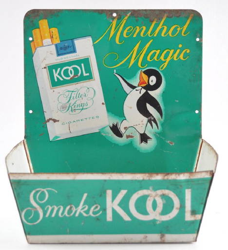 Vintage Kool Menthol Cigarette Advertising Metal
