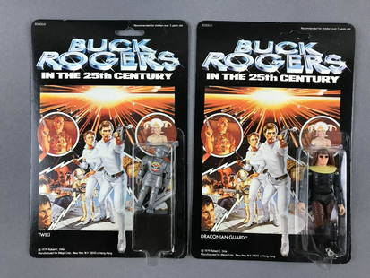 Group Of 5 Mego Buck Rogers In The 25th Century Action Figures And Card ...