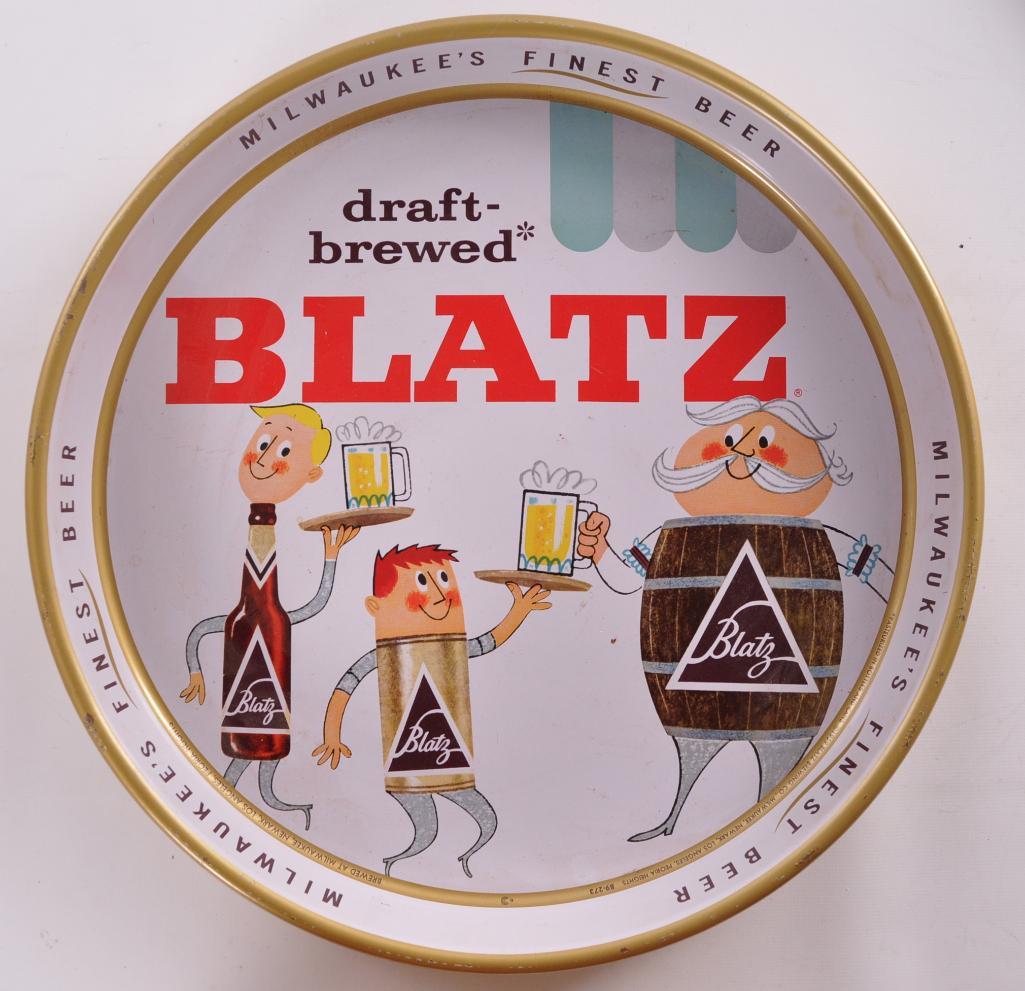 Vintage Blatz Beer Advertising Metal Beer Tray - Nov 03, 2019 | Matthew ...