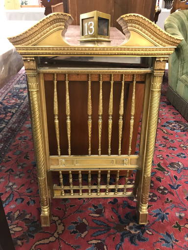 Antique Bank Teller Window