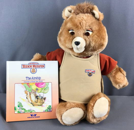 Vintage Teddy Ruxpin Doll And Book