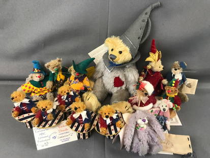 Group Of 15 Deb Canham Artist Designs Miniatures