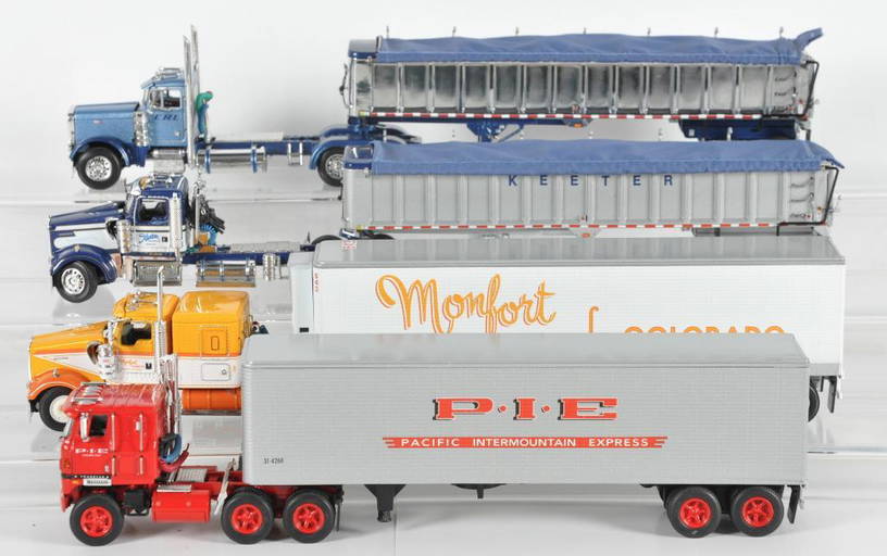 Group of 4 DCP Die-Cast Semi Trucks with Trailers - Jan 25, 2020 ...