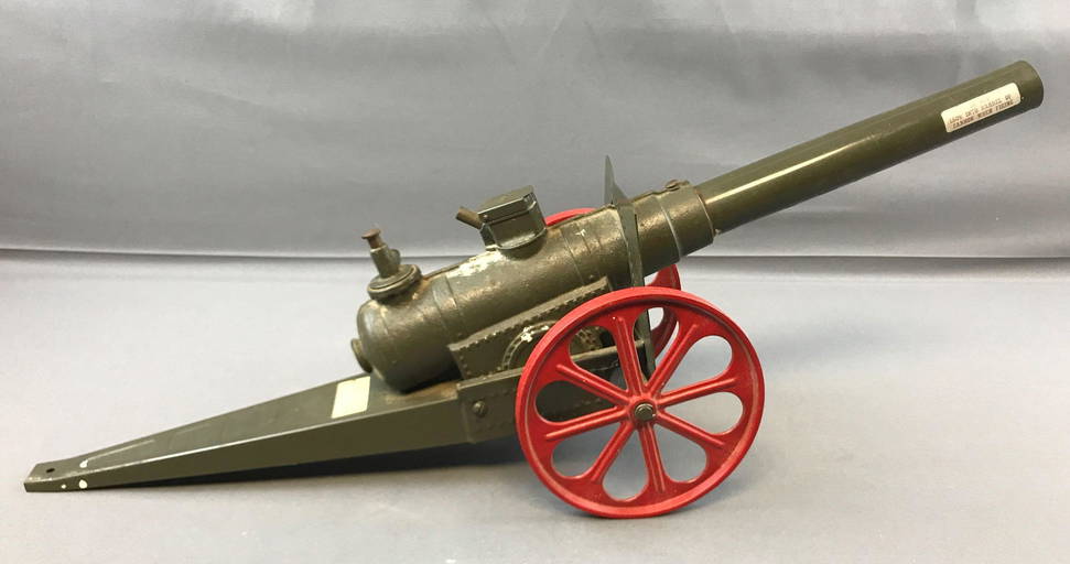 Vintage Toy Cannon Cast Iron And Metal