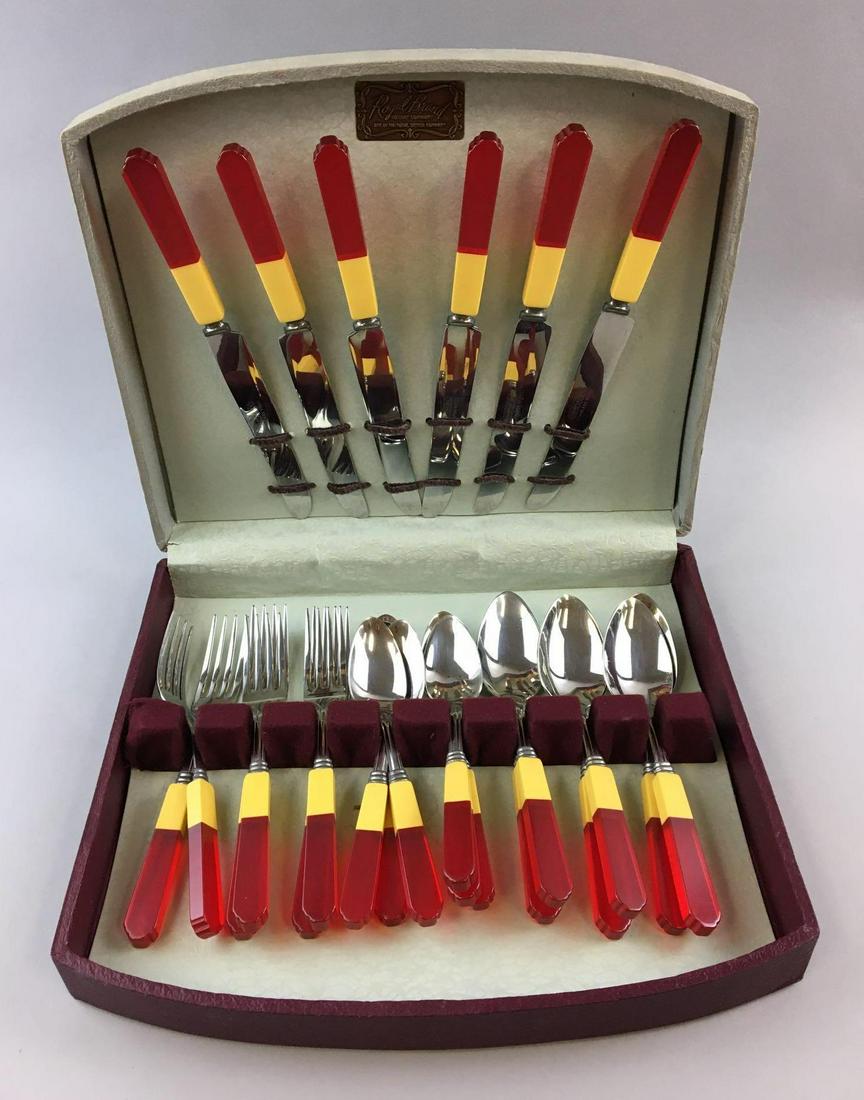 Vintage Cardinal Two Tone Bakelite Flatware Set - Feb 16, 2020 ...