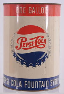 Vintage Pepsi Cola 5 Gallon Syrup Drum