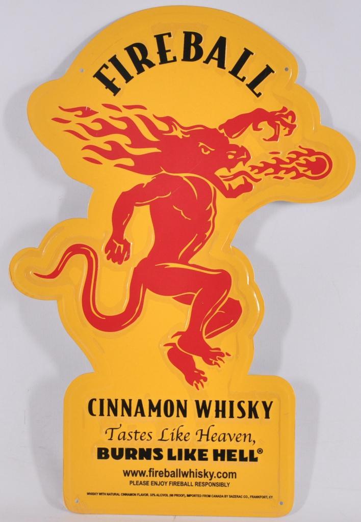 Fireball Cinnamon Whisky Advertising Metal Sign - Mar 15, 2020 ...
