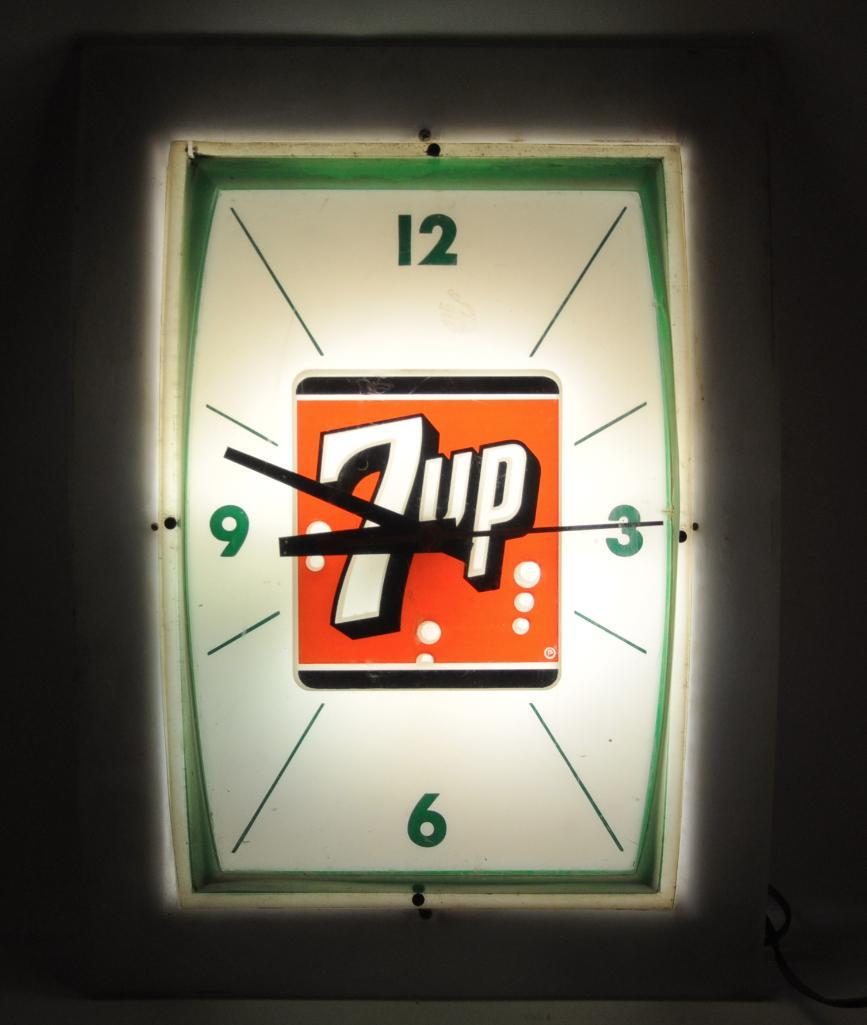 Very Rare Vintage 7 Up Light Up Advertising Clock - Mar 15, 2020 ...