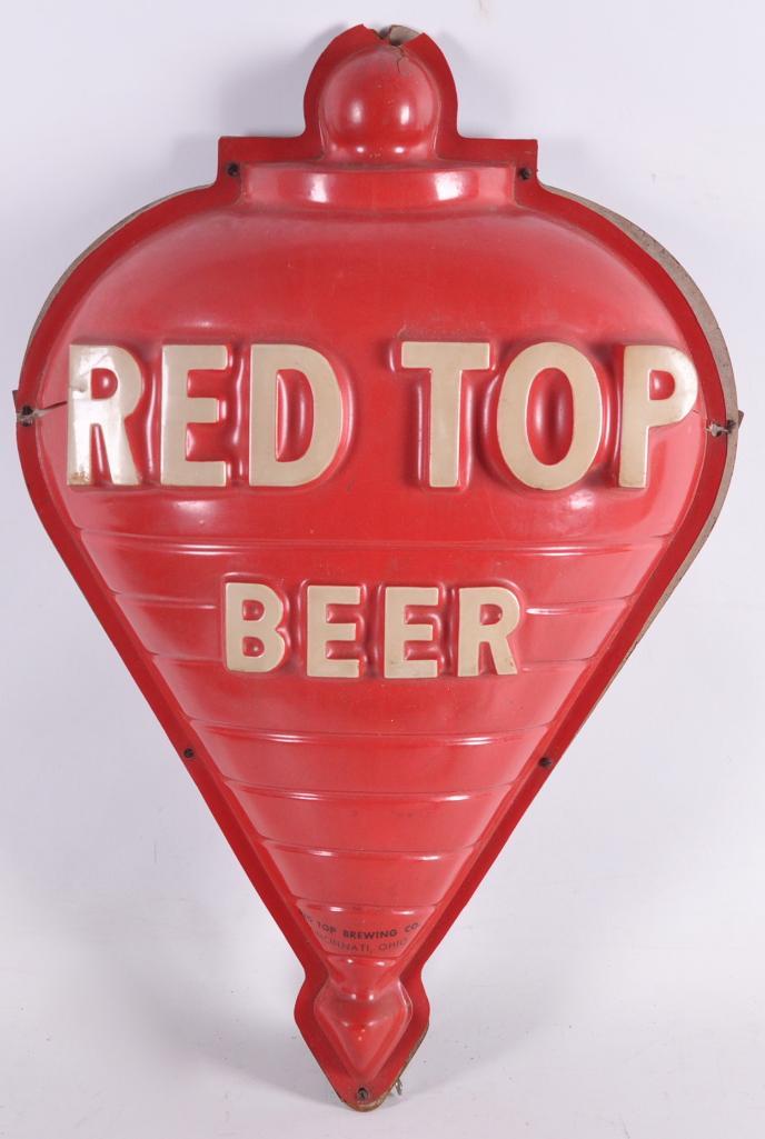 Vintage Red Top Beer Light Up Advertising Sign - Mar 15, 2020 | Matthew ...