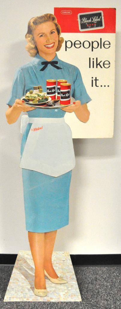 HEY MABEL - BLACK LABEL BEER ADVERTISING SIGN - Mar 17, 2013 | Hall's ...