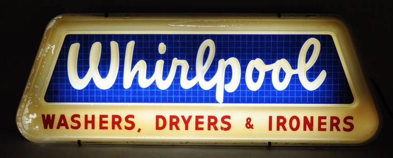 Vintage Zenith Light Up Advertising Sign