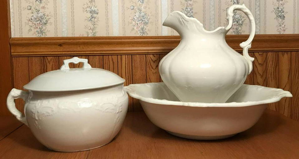 Antique Utah Pottery Chamber Pot, W.h. Grindley & Co