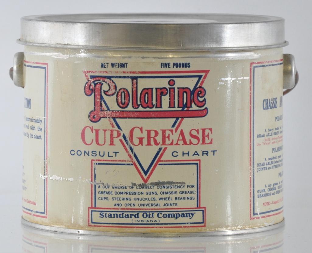 Antique Standard Oil Polarine Cup Grease Advertising