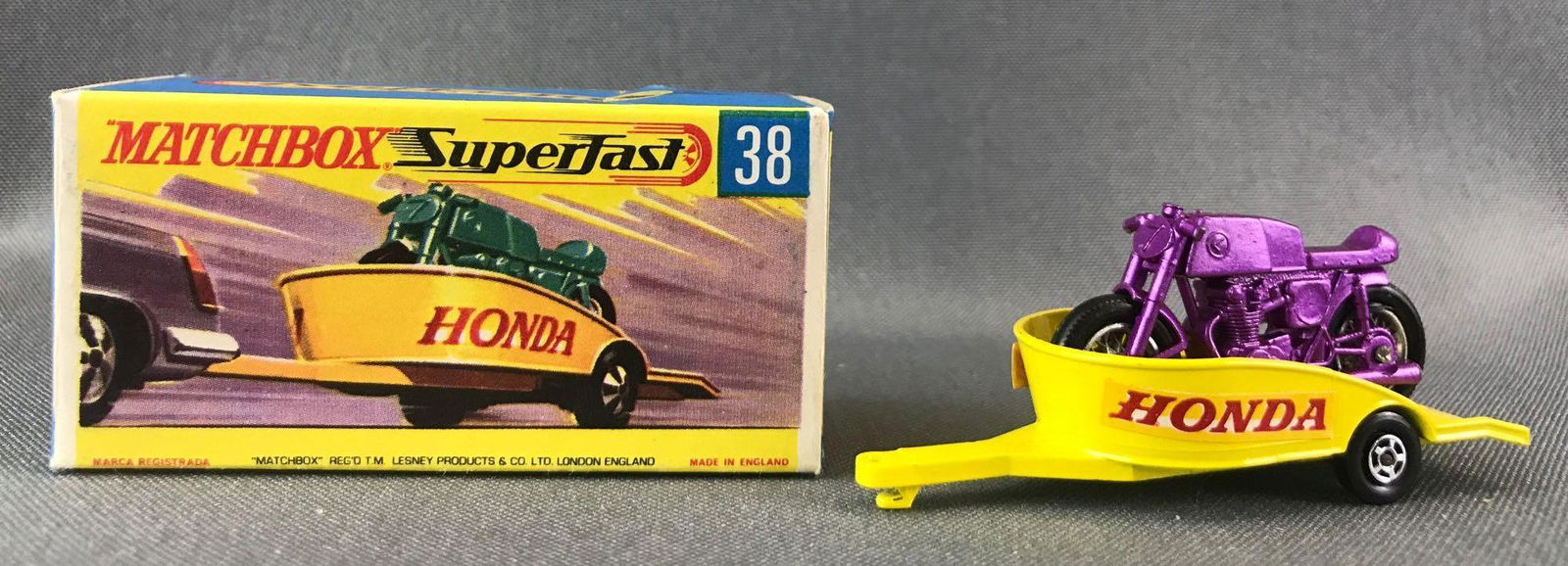Matchbox Superfast No. 38 Honda Motorcycle with Trailer - Apr 11, 2020 ...