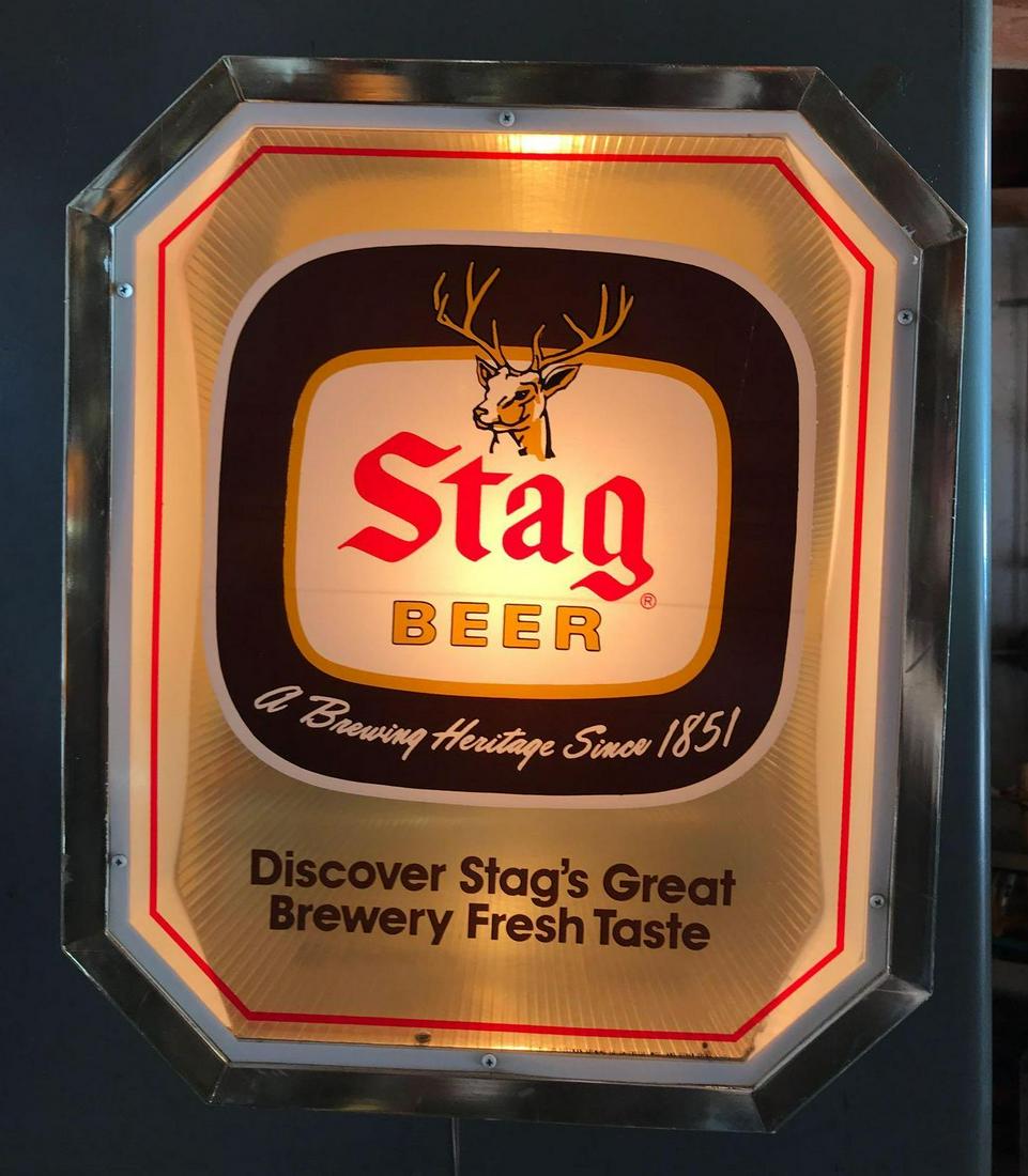 Vintage "Stag" Beer Light-up Sign - Jun 04, 2020 | Matthew Bullock ...