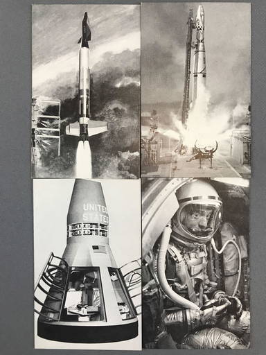Group Of 40+ Vintage Nasa Exhibition Cards