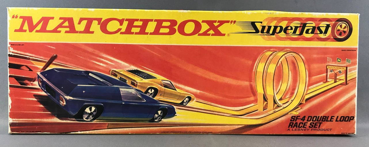 Matchbox Superfast No. Sf 4 Double Loop Race Set In
