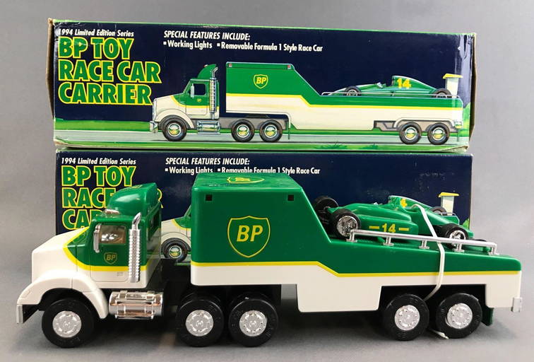 Group Of 2 1994 Limited Edition Series Bp Toy Race Car