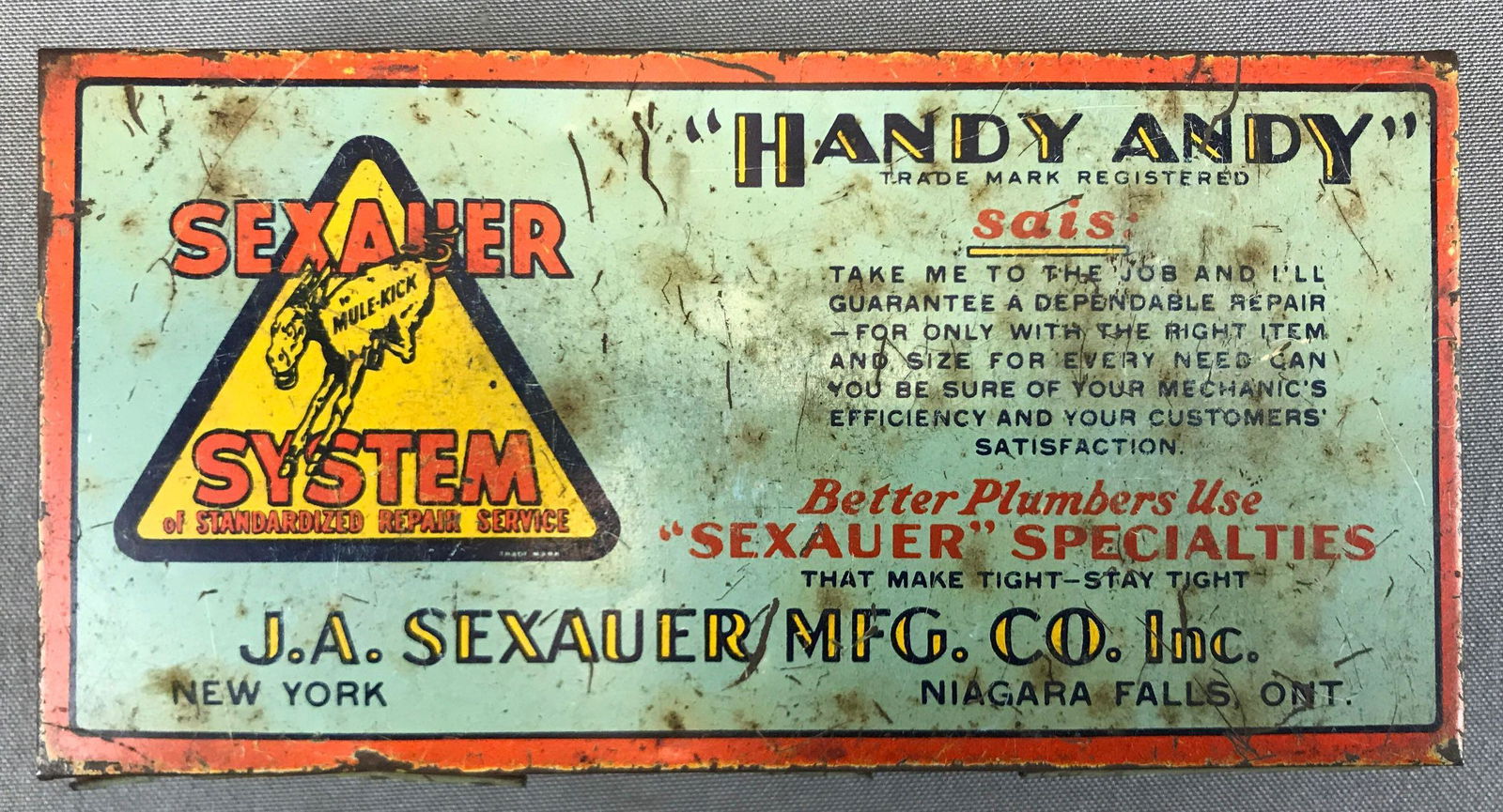 Vintage (1931) "Sexauer System" Plumbing Repair Parts - Jul 23, 2020 ...