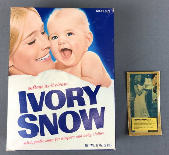 Vintage "ivory Snow" Box + Clipping