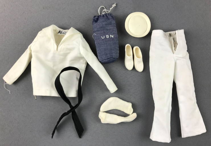 Vintage Barbie Original Ken "sailor" Outfit (#796)