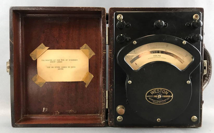 Vintage Weston Ac/dc Volt Meter Model No. 341
