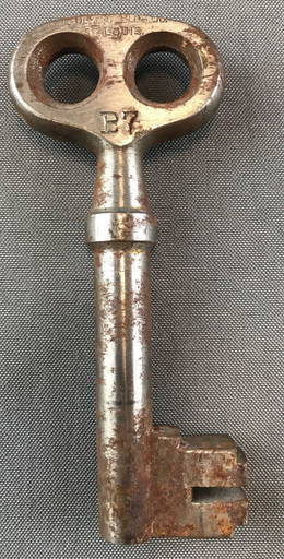 Vintage Prison Jail Cell Key Pauly Jail Bldg Co.