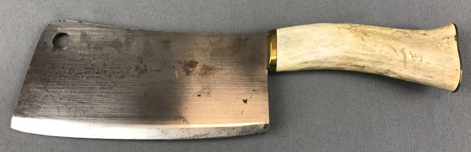 14" Antique Steel Meat Cleaver