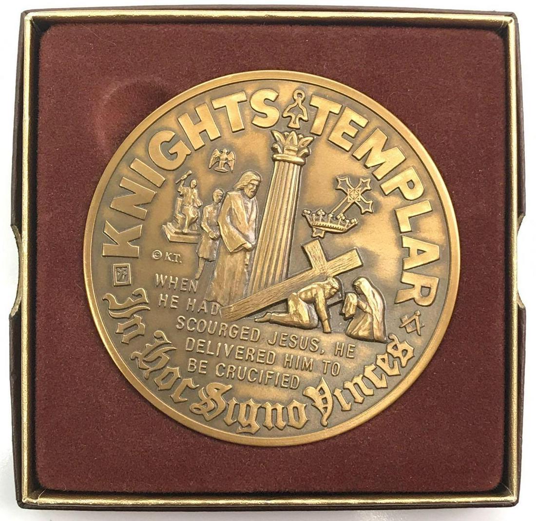 Vintage Knights Templar Token W/ Original Box