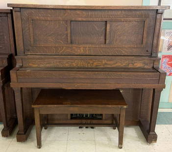 Nickelodeon Oak Player Piano.